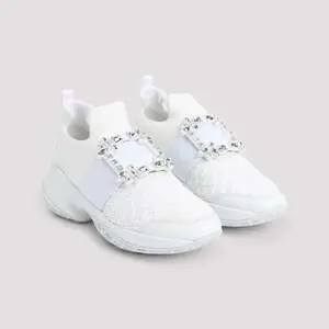 ROGER VIVIER Run Strass Buckle Sneakers