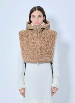 Moncler Sherpa Hooded Overlay