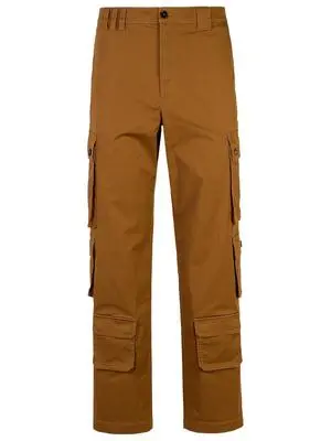 Dolce & Gabbana Cotton Cargo Trousers - Brown
