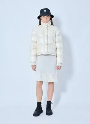 Moncler Tepice Short Down Jacket - White