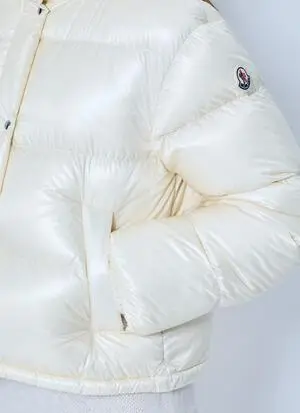 Moncler Tepice Short Down Jacket - White