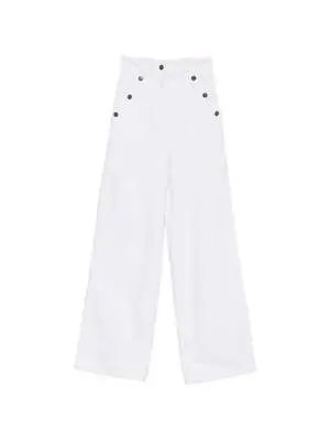 Max Mara Wide-leg Trousers - White