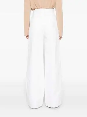 Max Mara Wide-leg Trousers - White