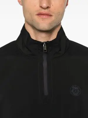 Brioni Wool Half-zip High Neck Sweater