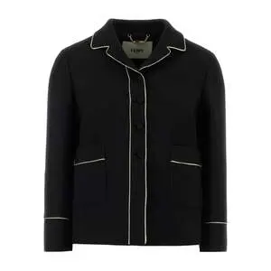 Fendi Jackets Blazers - Black