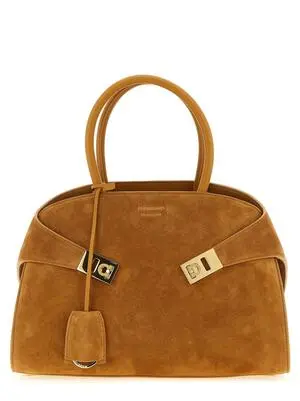 FERRAGAMO Hug Th S' Handbag - Cream