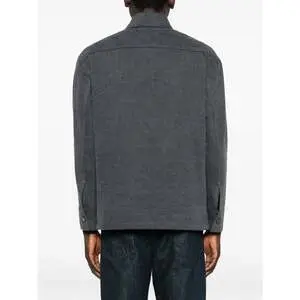 Fendi Grey Jackets Shirt Jackets