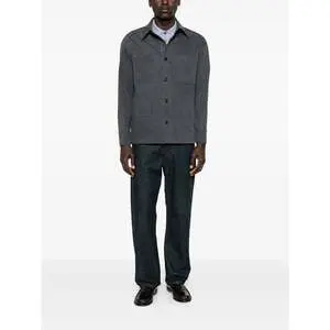 Fendi Grey Jackets Shirt Jackets