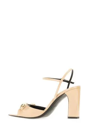 Gucci Glossed Horsebit Mule Shoes