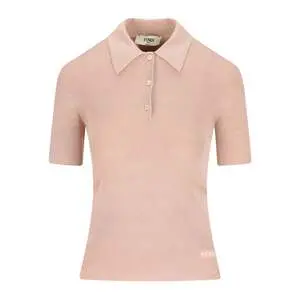 Fendi Tops Polo Tops - Pink