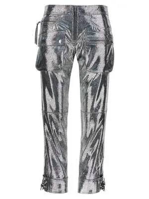 Isabel Marant Étoile Crackle Leather Trousers