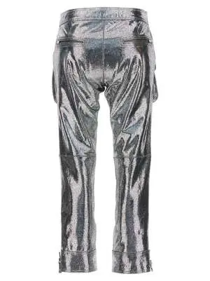 Isabel Marant Étoile Crackle Leather Trousers