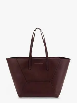Brunello Cucinelli Bc Duo Hammered Leather Shoulder Bag - Red