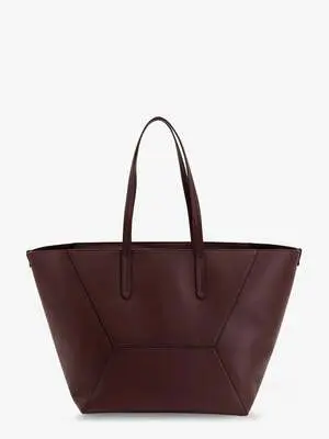 Brunello Cucinelli Leather Shoulder Bag - Red