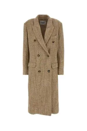 Isabel Marant Étoile Isabel Marant Etoile Women Melange Beige Knit Pilda Coat Brown