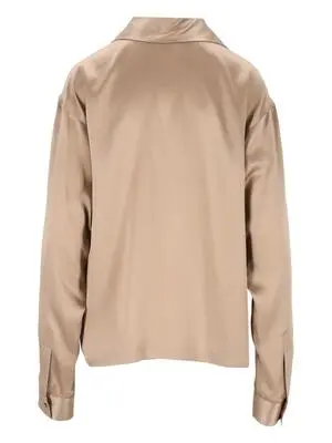 TOM FORD Silk Polo Shirt - Cream