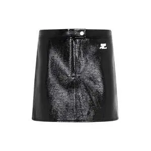 COURREGES Courrèges Vinyl Mini Skirt - Black