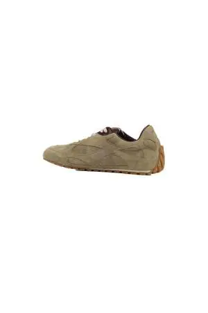 Bottega Veneta Suede Lace Up Sneakers - Multicolor