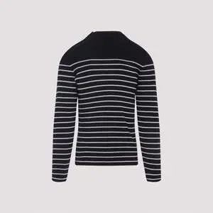 Prada Virgin Wool Striped Sweater