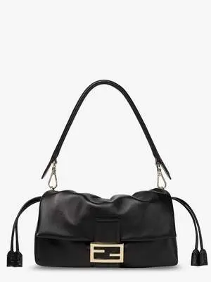 Fendi Baguette Soft Medium Leather Shoulder Bag - Multicolor