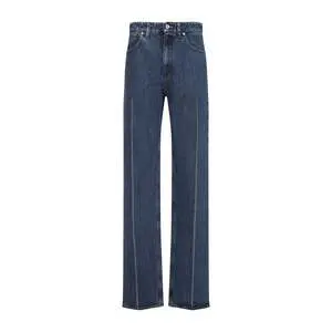 JIL SANDER 114 Treated Trousers - Blue