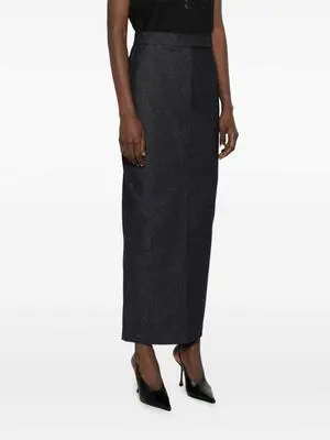 Max Mara Cotton Long Skirt - Multicolor