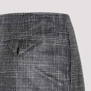 Bottega Veneta Printed Leather Midi Skirt - Black