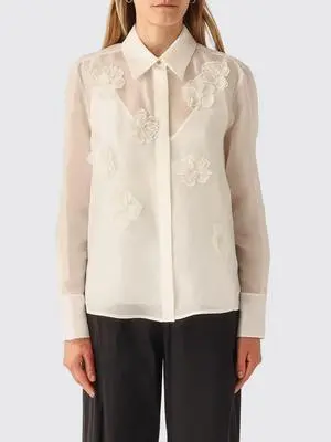 Max Mara Silk Organza Shirt - Cream