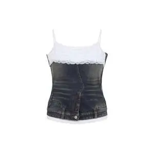 Balenciaga Patched Top - Blue