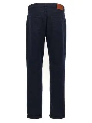 Brunello Cucinelli Traditional Fit Denim - Blue