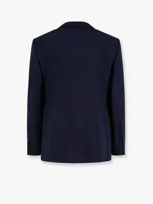 Giorgio Armani Soho Line Super 160's Virgin Wool Suit - Blue