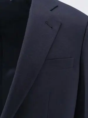 Giorgio Armani Soho Line Super 160's Virgin Wool Suit - Blue