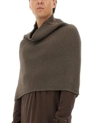 Rick Owens Knitted Cape - Multicolor