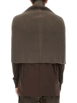 Rick Owens Knitted Cape - Multicolor
