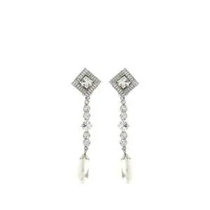 Alessandra Rich Earrings - Silver