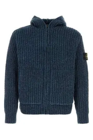 Stone Island Cotton Cardigan - Blue