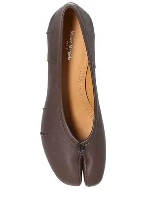 MAISON MARGIELA Tabi Ballet Flats - Brown