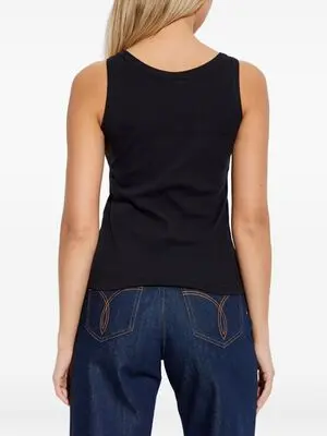 Versace Logo Cotton Tank Top