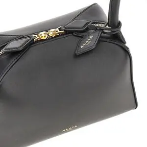 Alaïa Le Teckel Leather Bag - Black