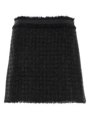 Versace Tweed Mini Skirt