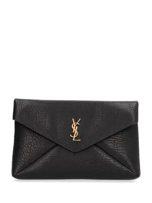 Saint Laurent Large Envelope Pouch - Black