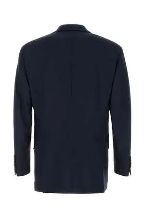 Brunello Cucinelli Navy Wool Blazer