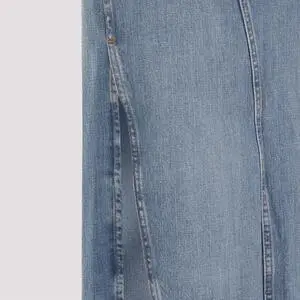 Givenchy Cotton Denim Midi Pencil Skirt