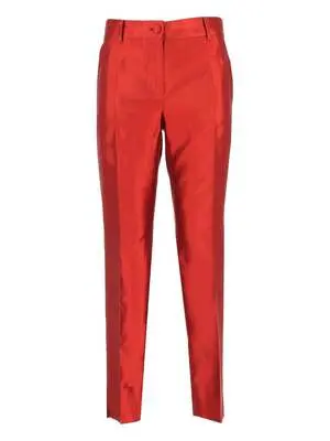 Dolce & Gabbana Mikado Trousers - Red