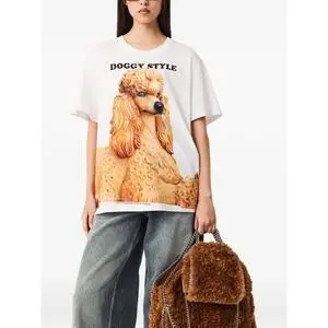 Stella McCartney Jeff Koons X Doggy Style T-shirt - White
