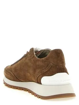 Brunello Cucinelli Monile' Suede Sneakers