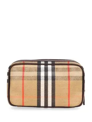Burberry Highlands Makeup Bag - Cream