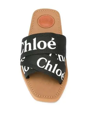 Chloé Woody Flat Sandals - Multicolor