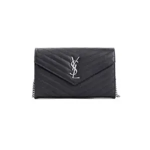 Saint Laurent Chain Wallet - Black