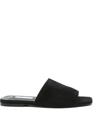 TOTEME Velvet Flat Sandals - Multicolor